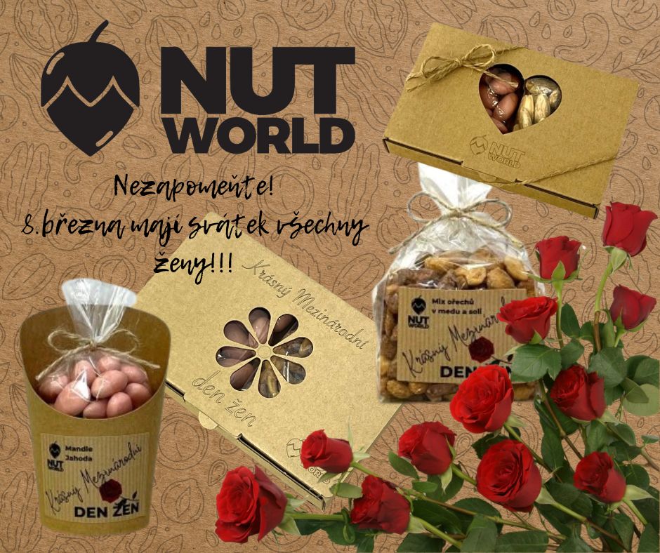 8.březen patří ženám - NutWorld.cz
